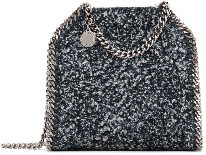 Stella McCartney Blue Falabella Tiny Bouclé Bag Stella McCartney