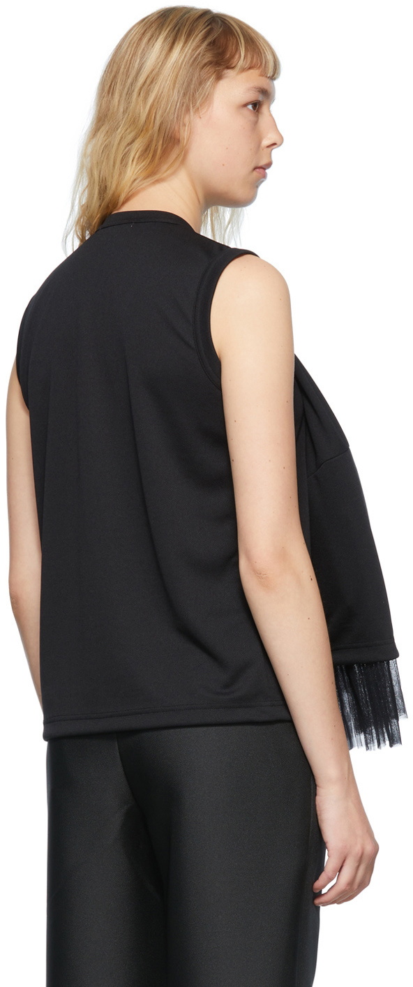Comme des Garçons Black Polyester Tank Top Comme des Garcons