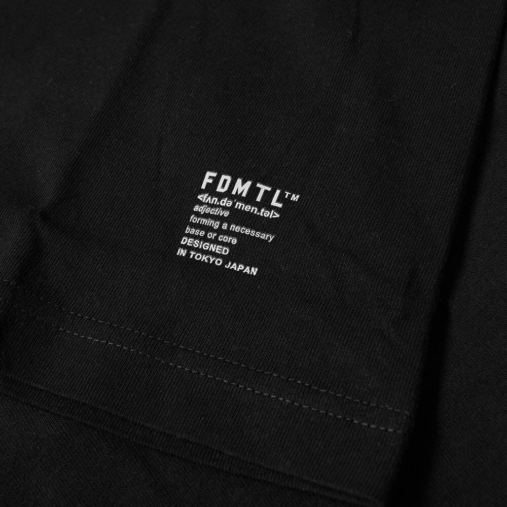 FDMTL Men's Boro Patchwork T-Shirt in Black FDMTL