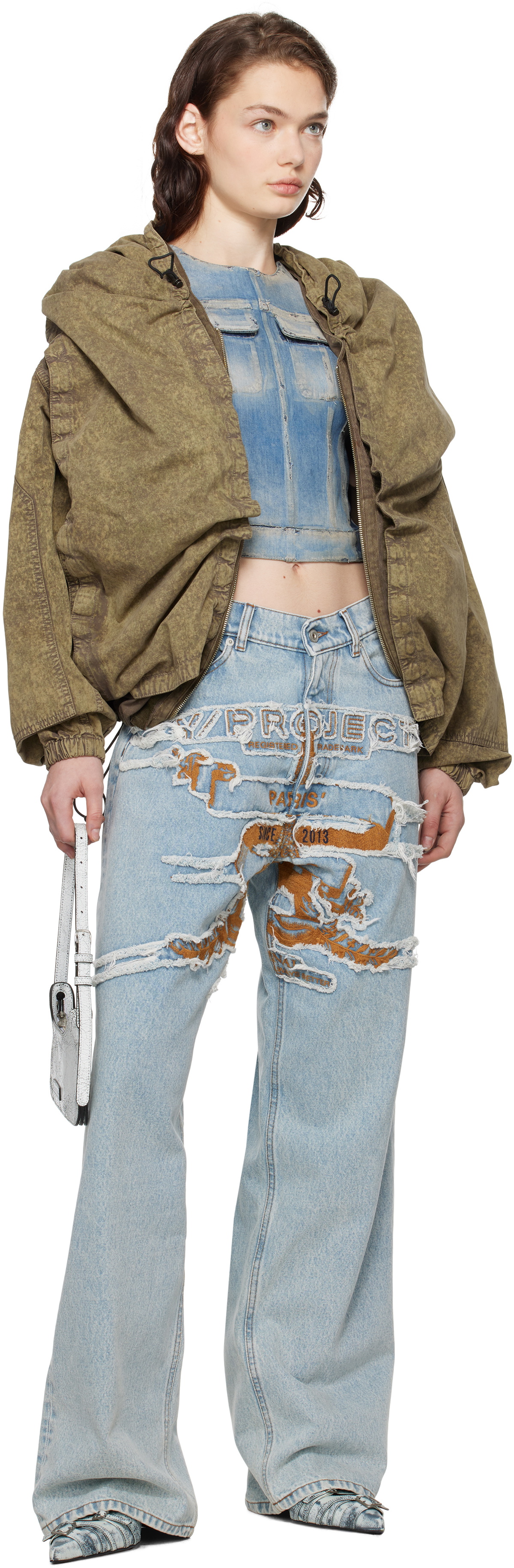 Y/Project Khaki Velcro Cargo Jacket Y/Project