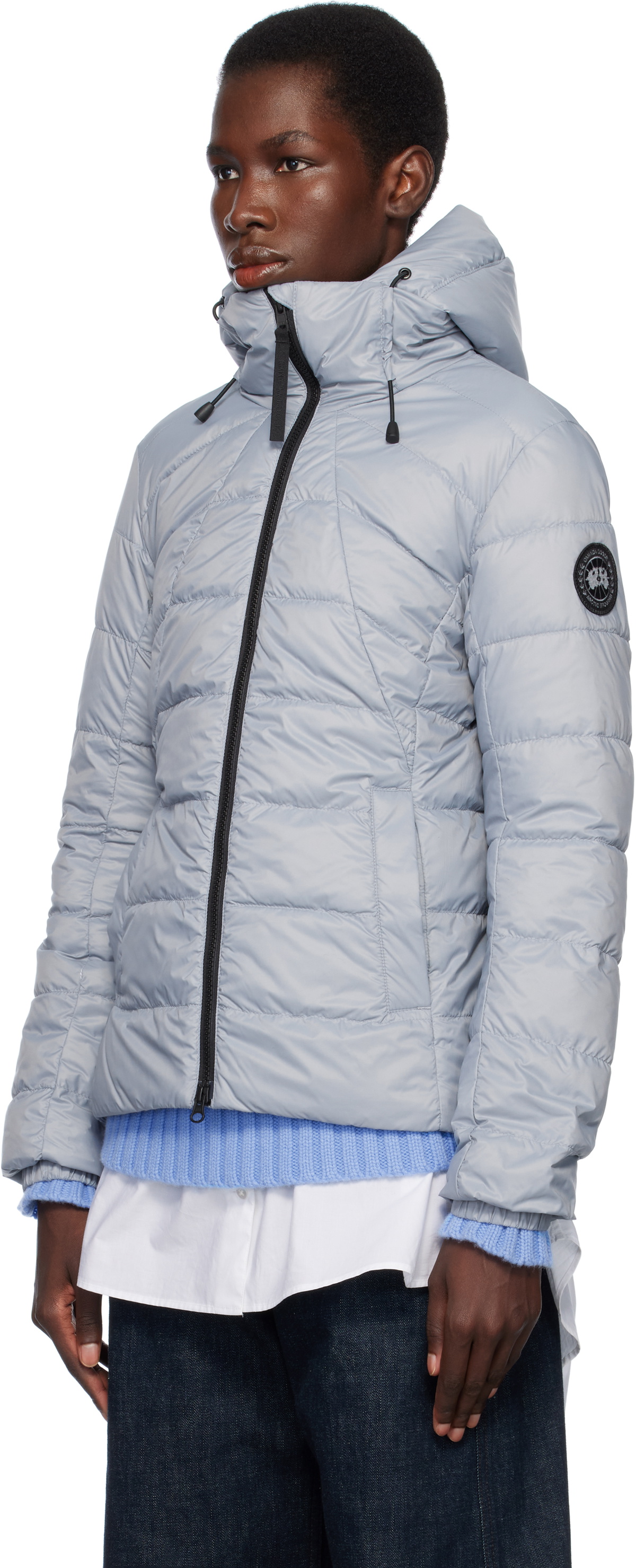 Canada Goose Gray Abbott Down Jacket Canada Goose