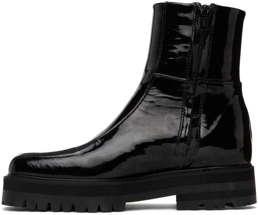 Ernest W. Baker Black Platform Boots Ernest W. Baker