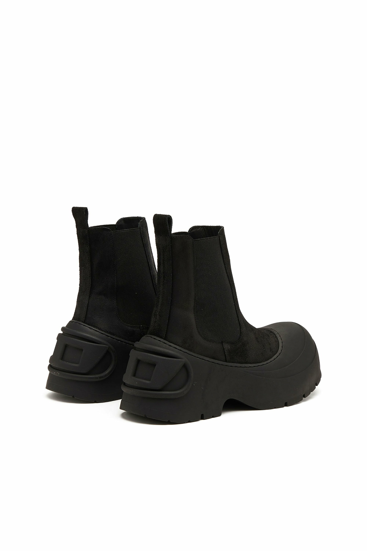 Diesel D-Donald-Chelsea boots in waxed suede and rubber - Boots Mens in ...