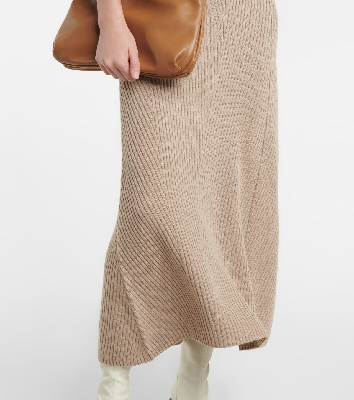 Joseph - Cotton and wool knit maxi dress Joseph