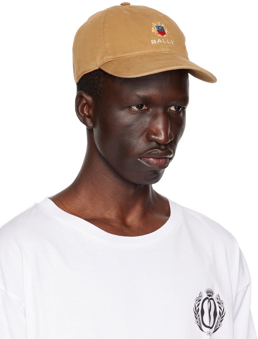 Bally Tan Baseball Cap Bally