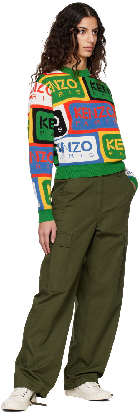 Kenzo Multicolor Kenzo Paris Label Sweater Kenzo