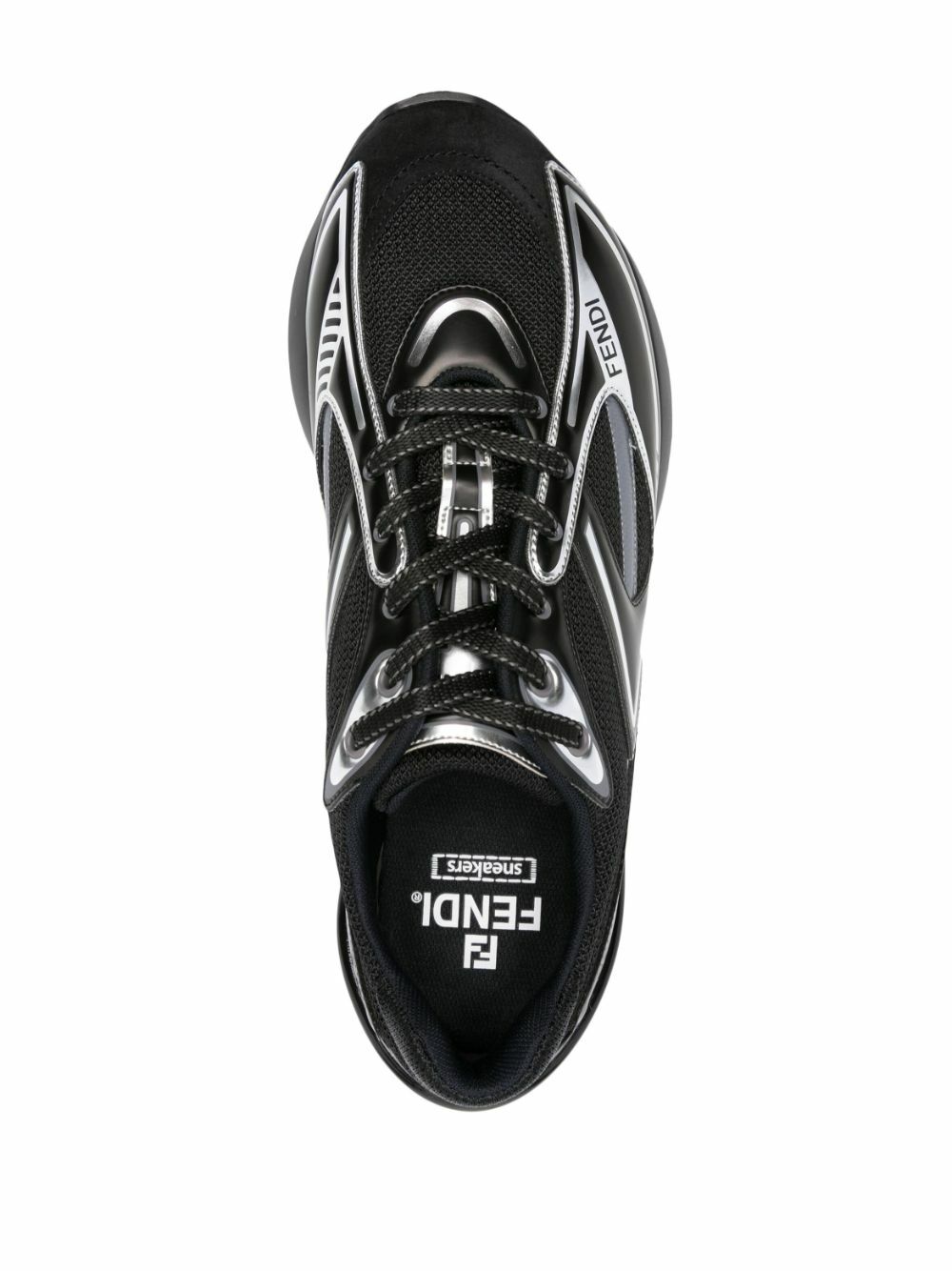 FENDI Black First 1 Low-Top Sneakers Fendi