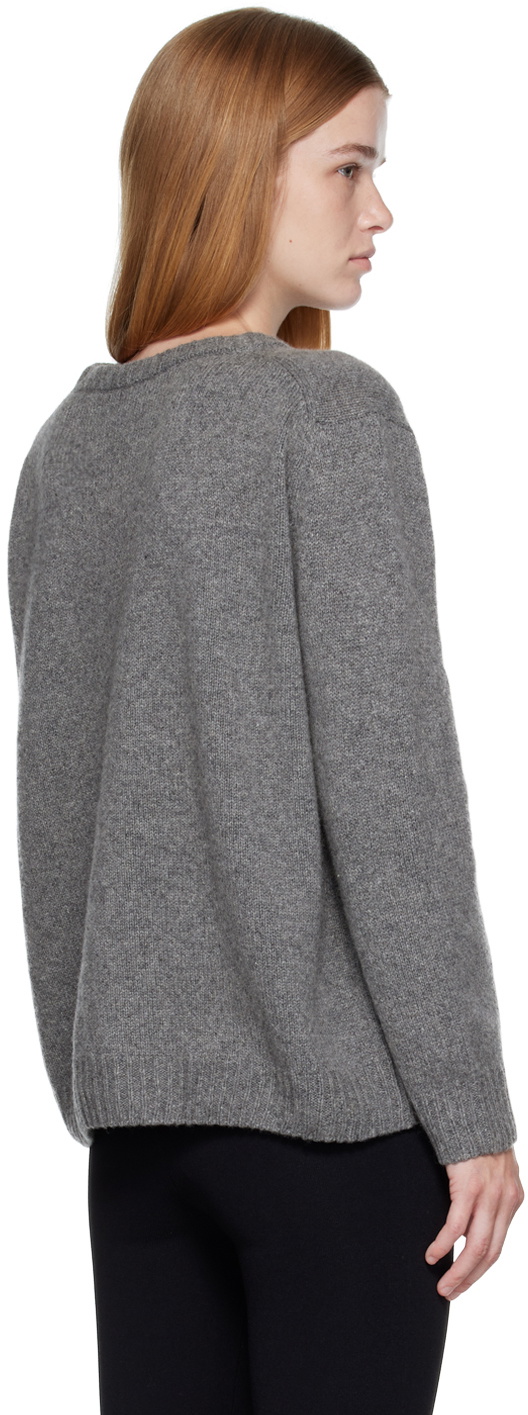 KHAITE Gray Jean Sweater Khaite