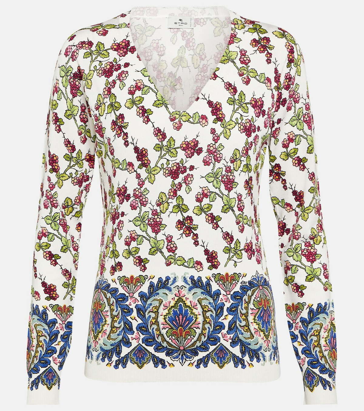 Etro Printed silk-blend sweaters Etro