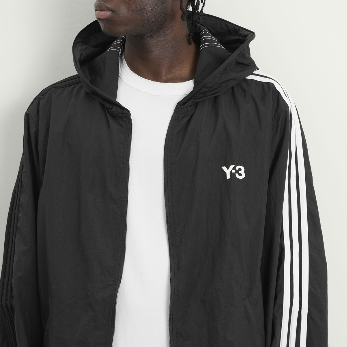 Y-3 Men's Wired Hooded Jacket in Black Y-3