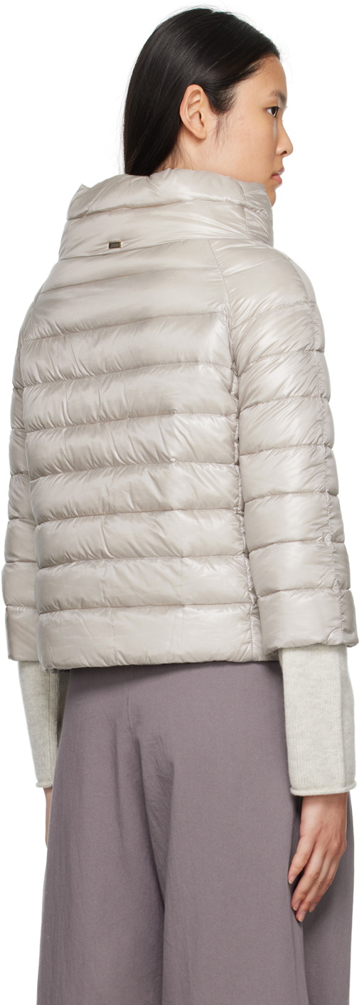 Herno Taupe Sofia Down Jacket Herno