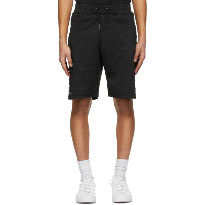 Givenchy Black Jersey Refracted Logo Shorts Givenchy