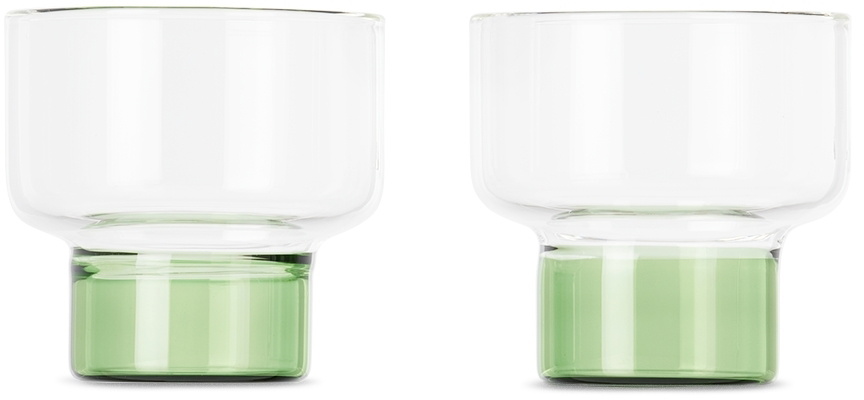 Hudson Wilder Green Aita Short Glass Set