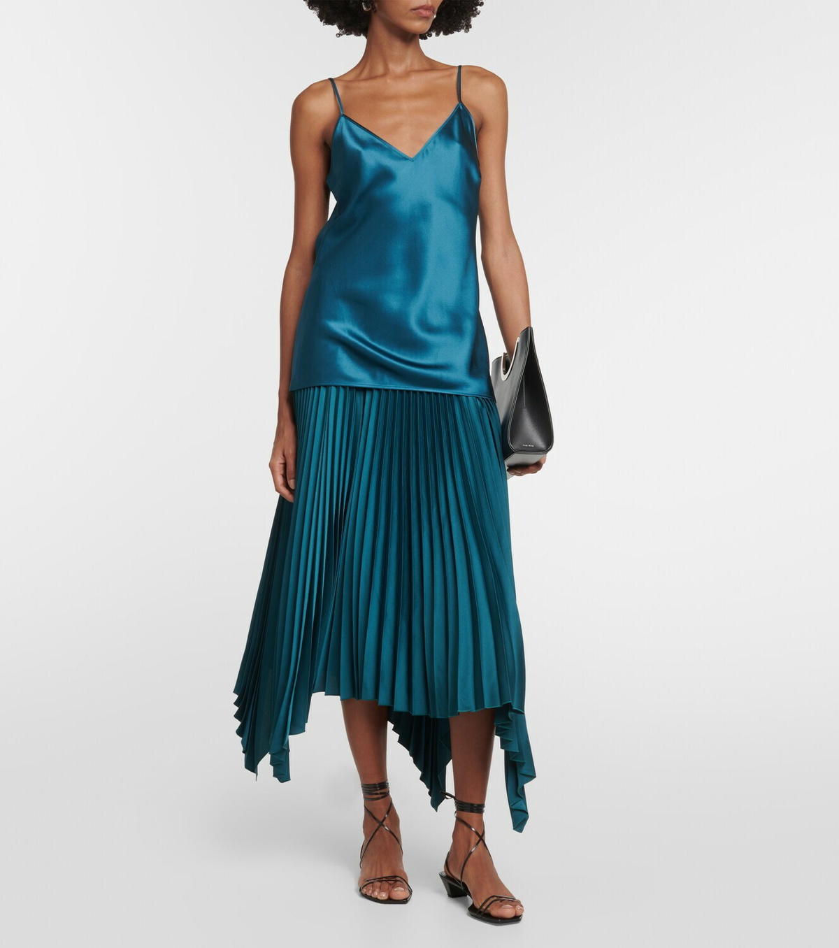 Joseph Ade asymmetric crêpe midi skirt Joseph