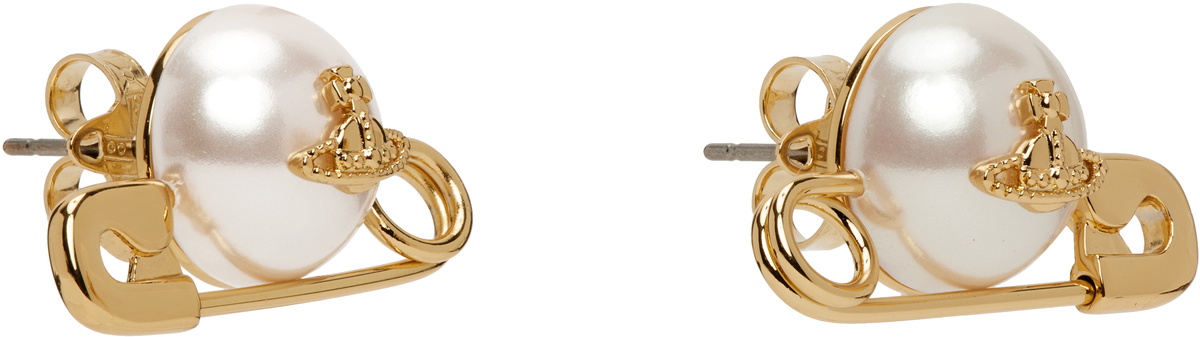 Vivienne Westwood Gold Jordan Earrings Vivienne Westwood