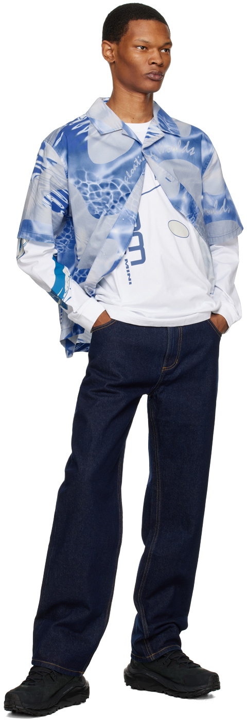 Perks and Mini White Flotation Long Sleeve T-Shirt Perks and Mini
