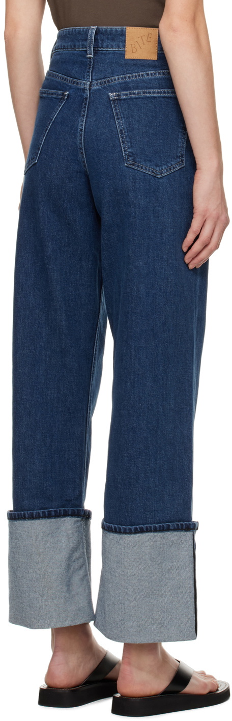 BITE Blue Fold Up Jeans BITE