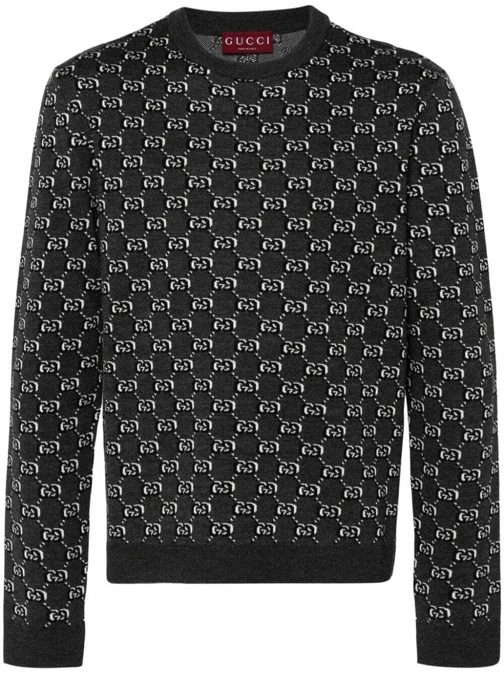 GUCCI - Gg Shadow Wool Jumper Gucci