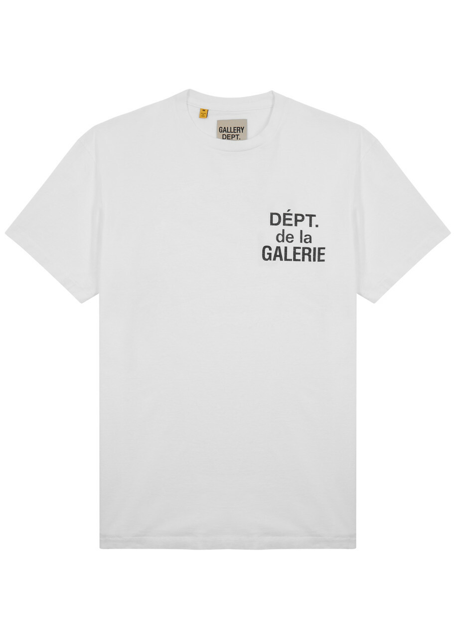 Gallery Dept. Logo-print Cotton T-shirt White Gallery Dept.