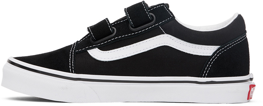 Vans Kids Black Old Skool V Big Kids Sneakers Vans