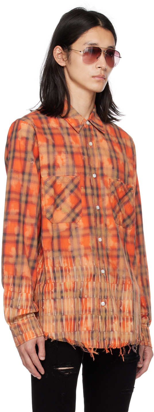 AMIRI Red Bleach Shirt Amiri