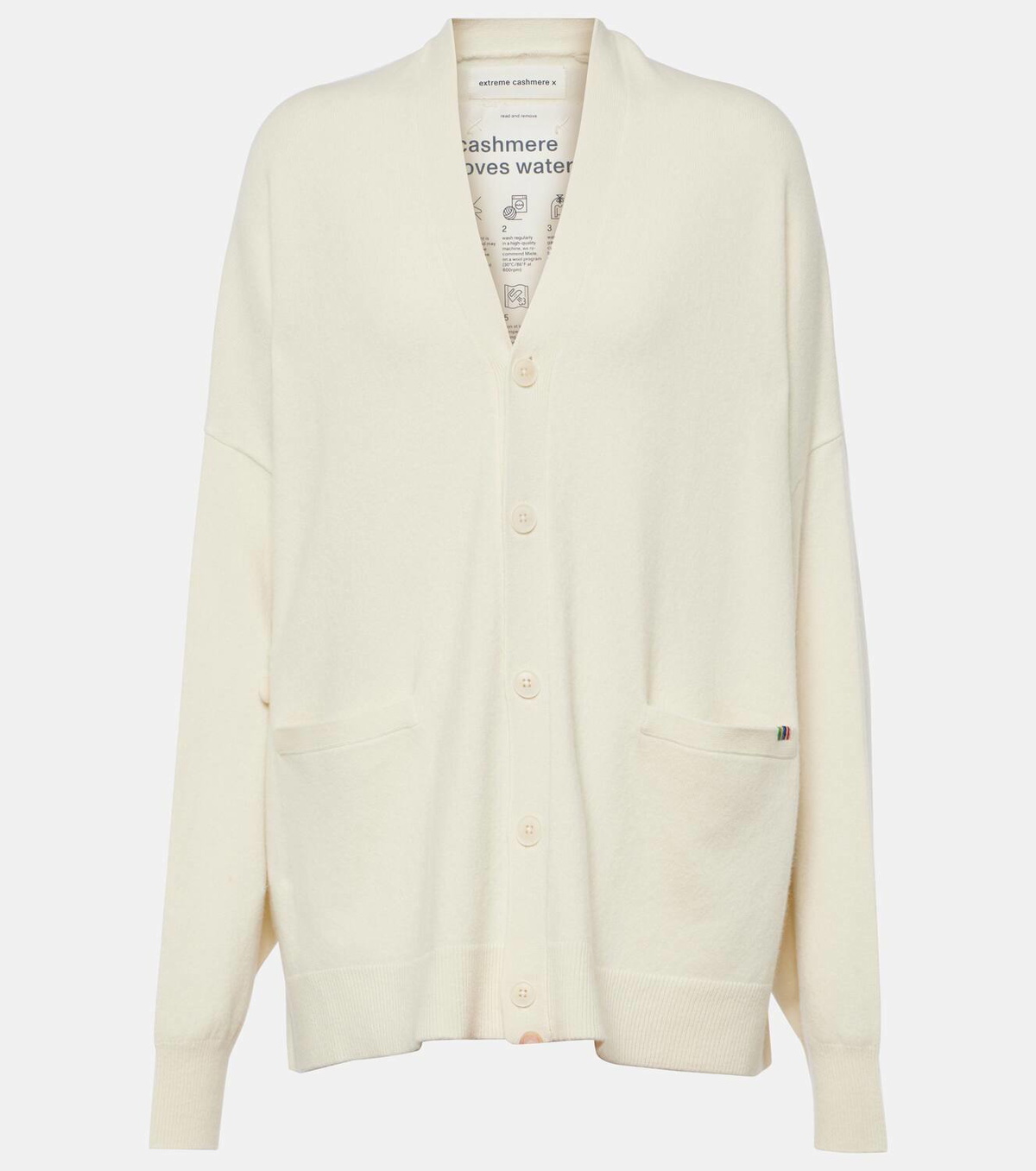 Extreme Cashmere Tokio oversized cashmere-blend cardigan extreme cashmere