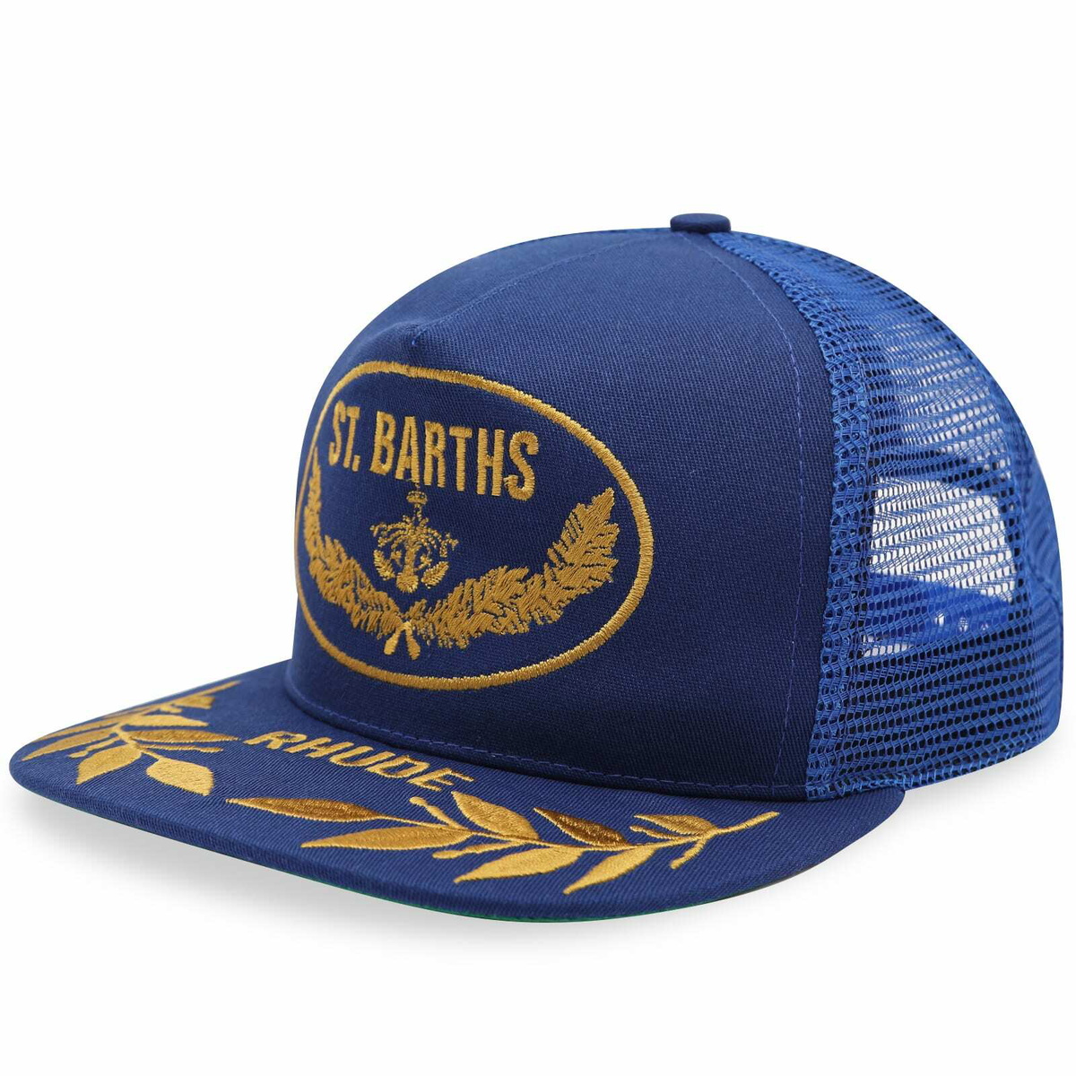 Rhude Men's Doubler Hat in Cobalt Blue Rhude