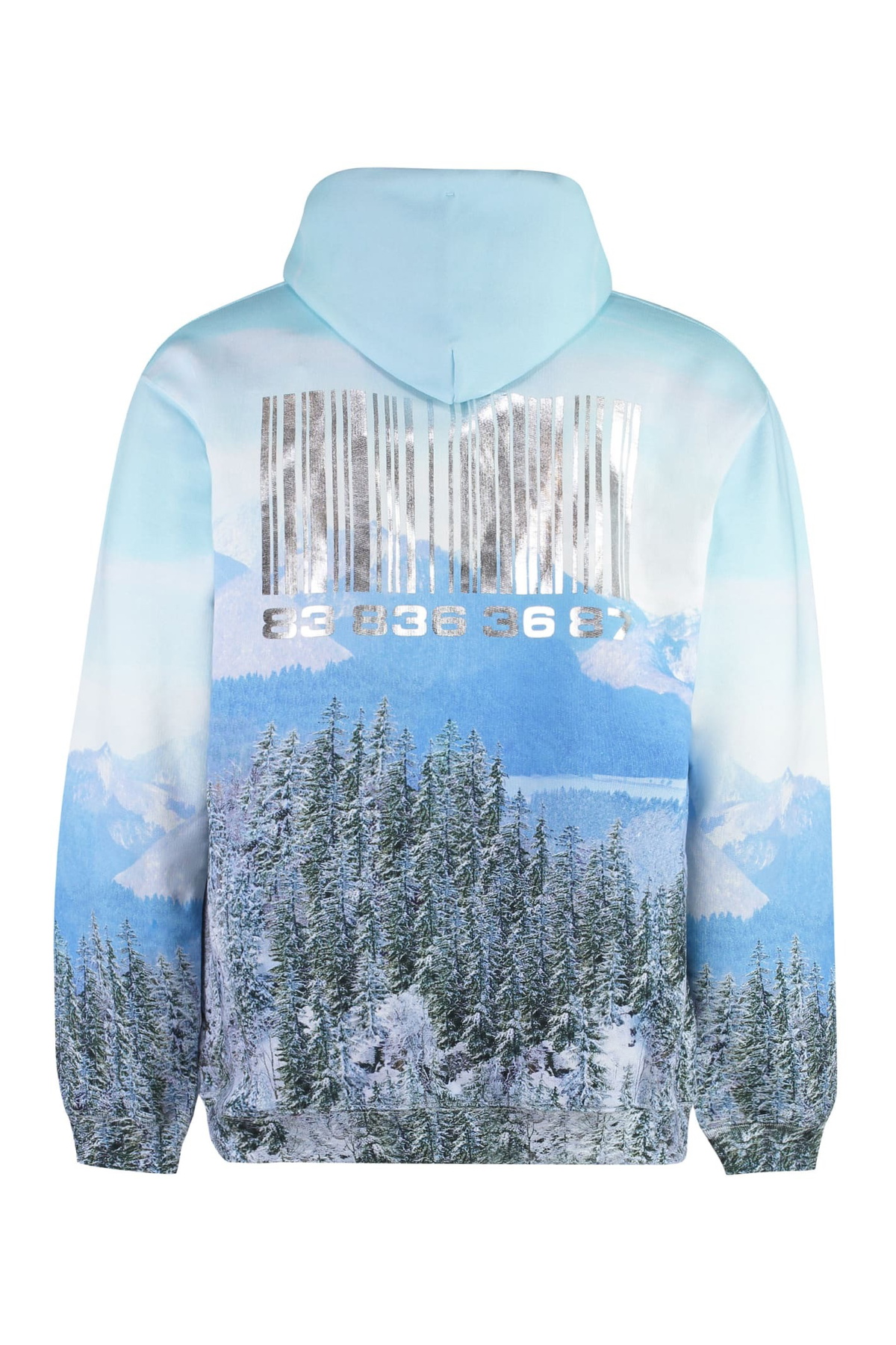 VETEMENTS Neuschwanstein Winter Printed Cotton Hoodie Vetements
