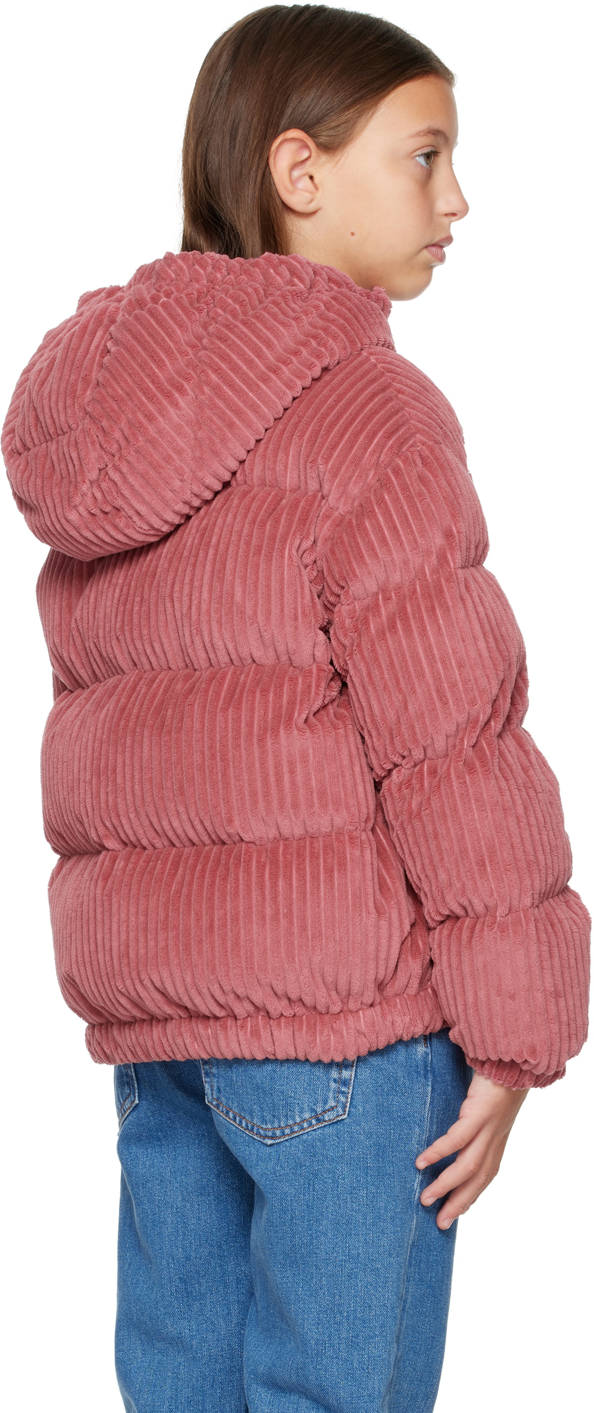 Moncler Enfant Kids Red Arline Down Jacket Moncler Enfant