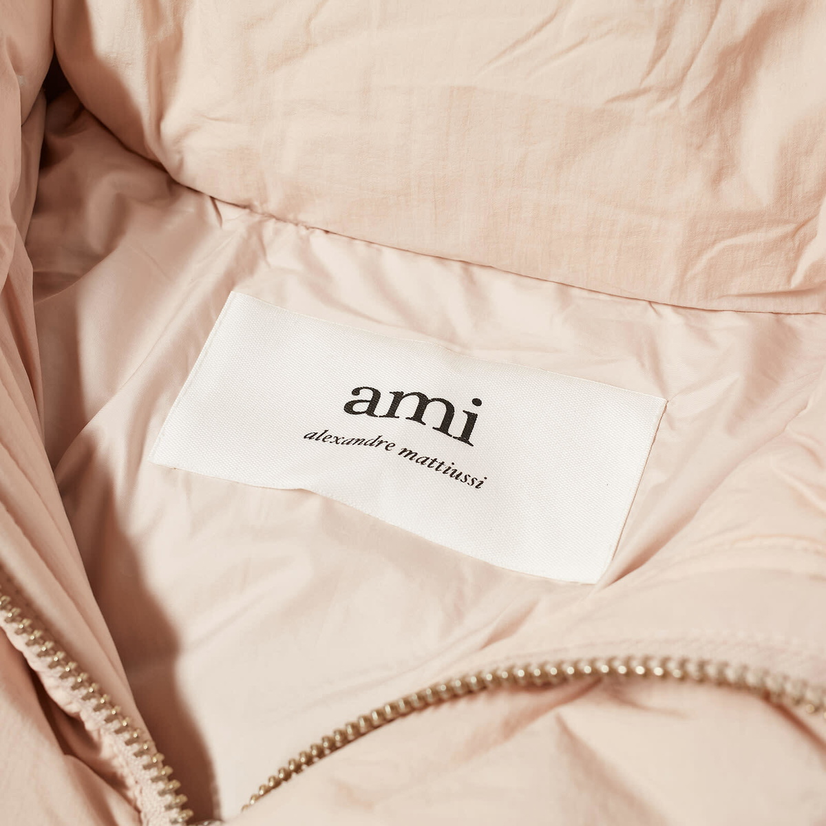 AMI Paris AMI Down Padded Jacket in Pink AMI