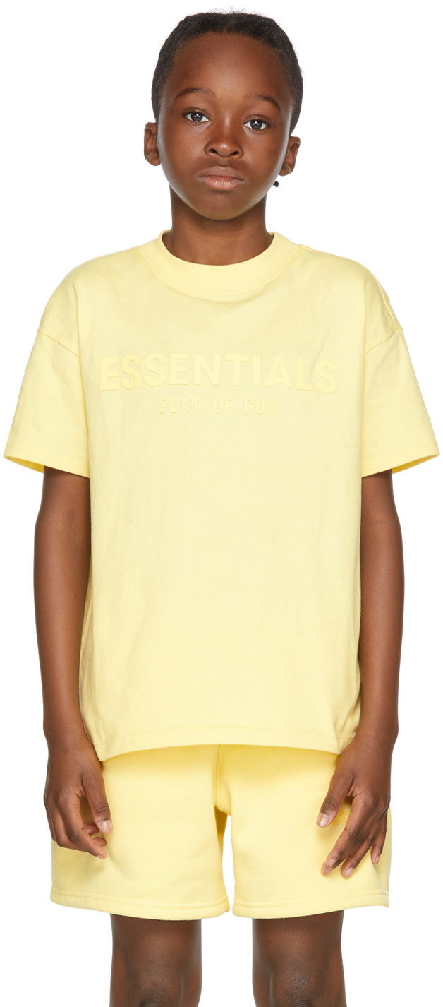 Essentials Kids Yellow Logo T-Shirt Essentials