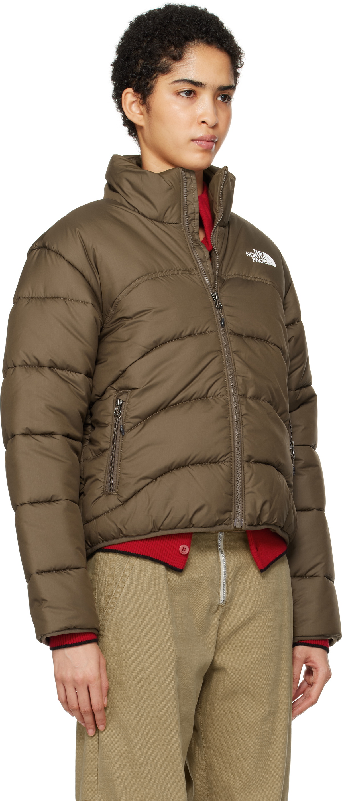 The North Face Brown 2000 Synthetic Puffer Jacket The North Face