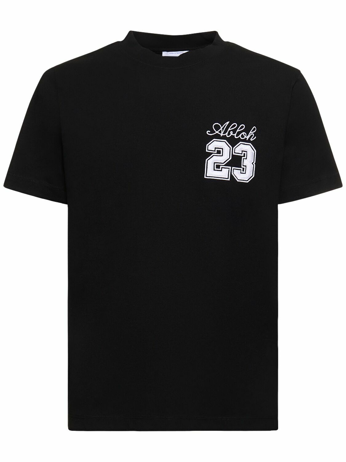 OFF-WHITE - 23 Logo Slim Cotton T-shirt Off-White