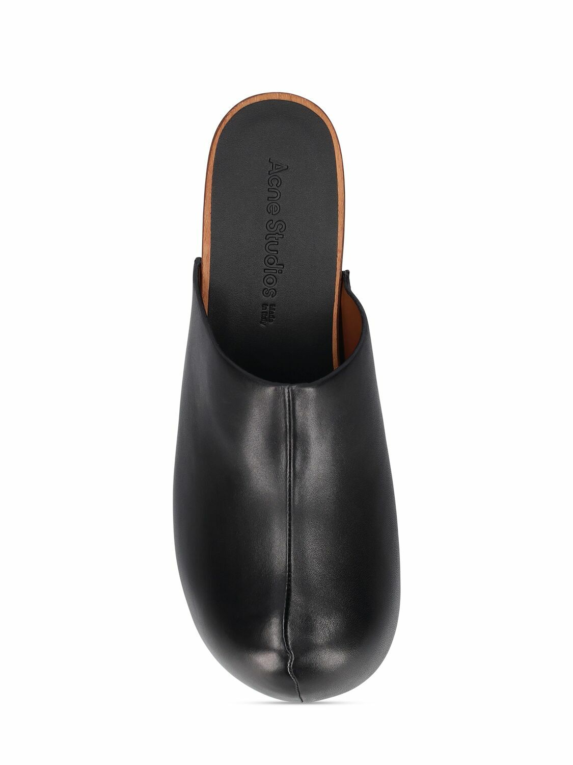 ACNE STUDIOS 70mm Barlo Leather Clogs Acne Studios