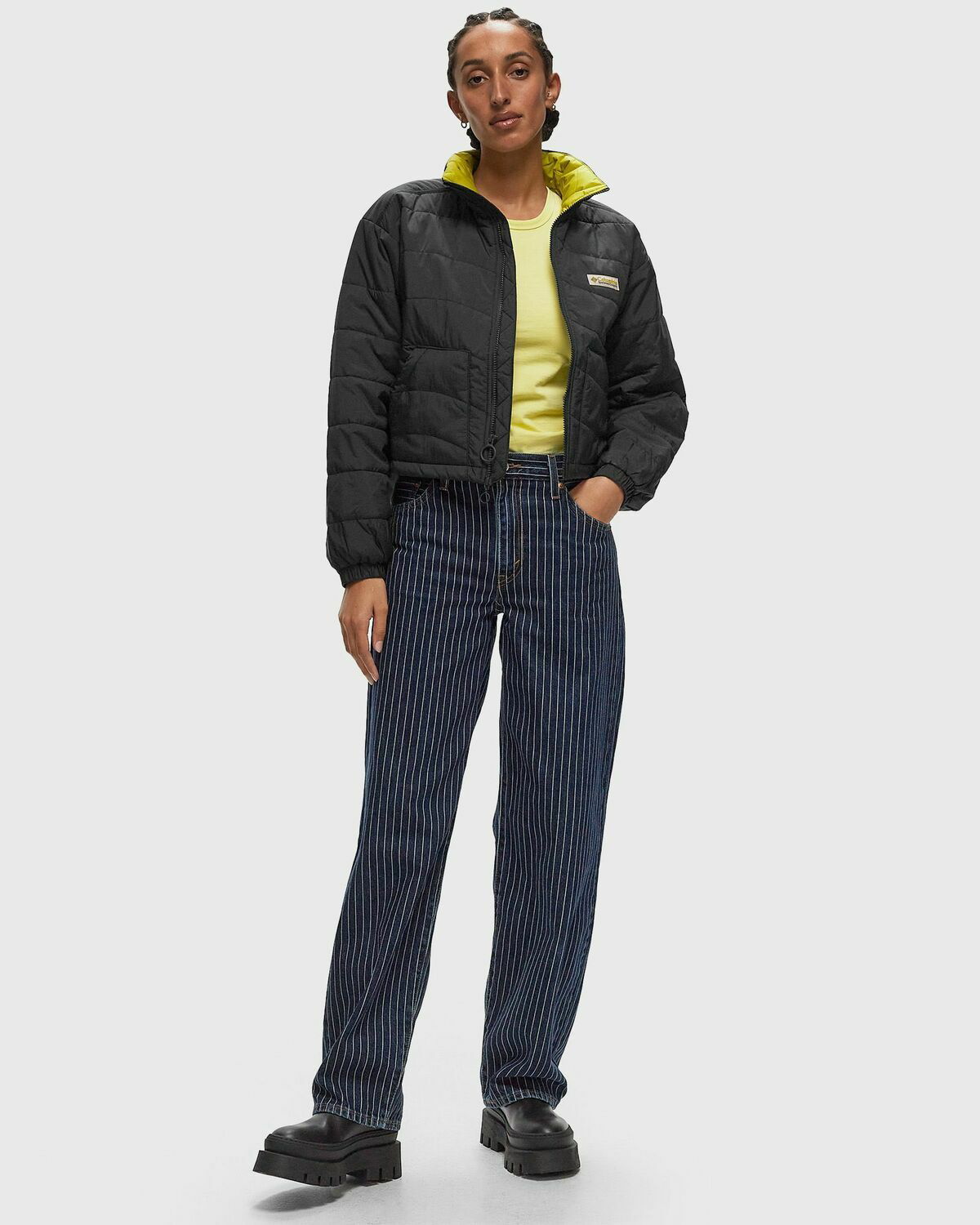 Columbia Wallowa Ins Crop Jacket Black - Womens - Windbreaker Columbia