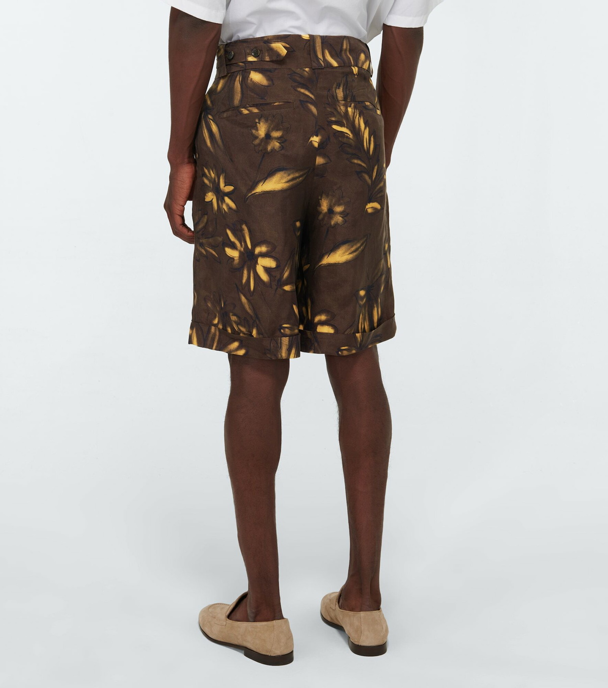 Nanushka - Nagi floral belted shorts Nanushka