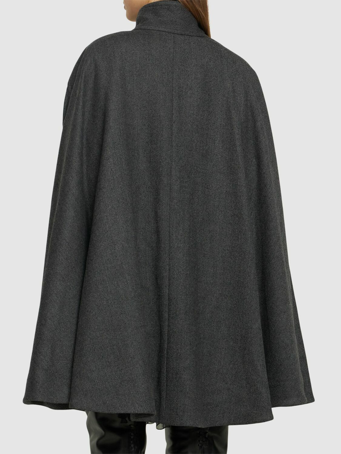 CHLOÉ Wool & Cashmere Cape Coat Chloe