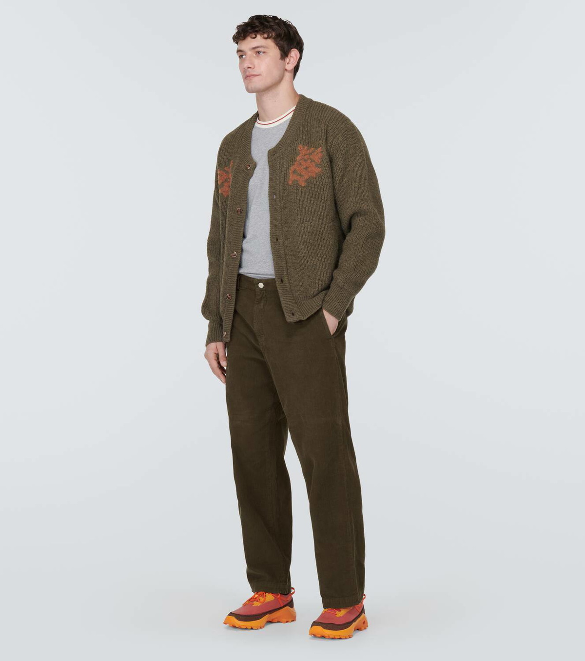 Ranra Kennari corduroy straight pants RANRA