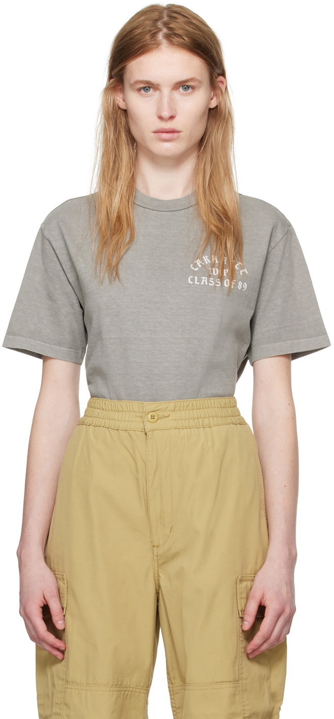 Carhartt Work In Progress Gray 'Class of 89' T-Shirt Carhartt WIP