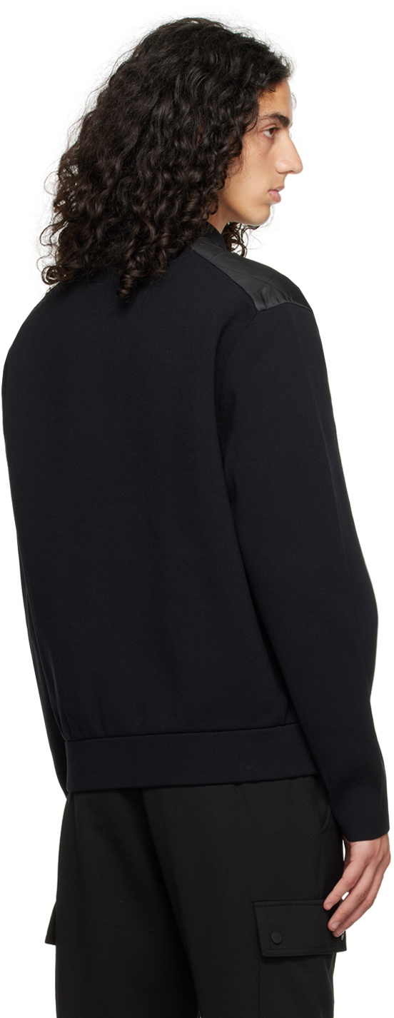 Hugo Black Zip Bomber Jacket Hugo Boss