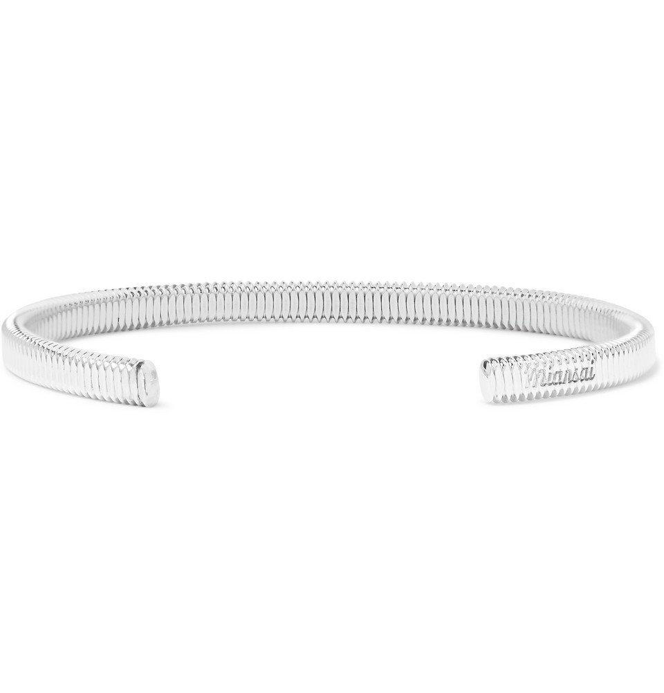Miansai - Thread Rhodium-Plated Cuff - Men - Silver Miansai