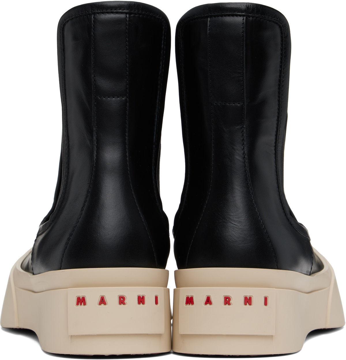 Marni Black Leather Pablo Chelsea Boots Marni