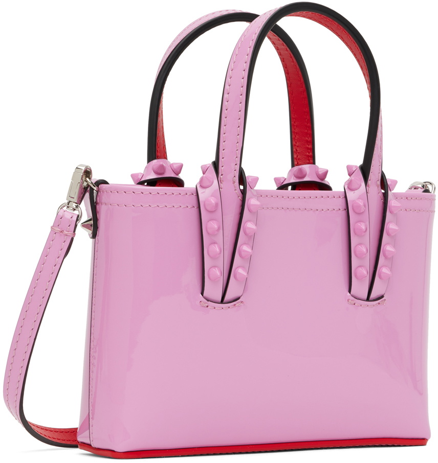 Christian Louboutin Pink Nano Cabata E/W Tote Christian Louboutin