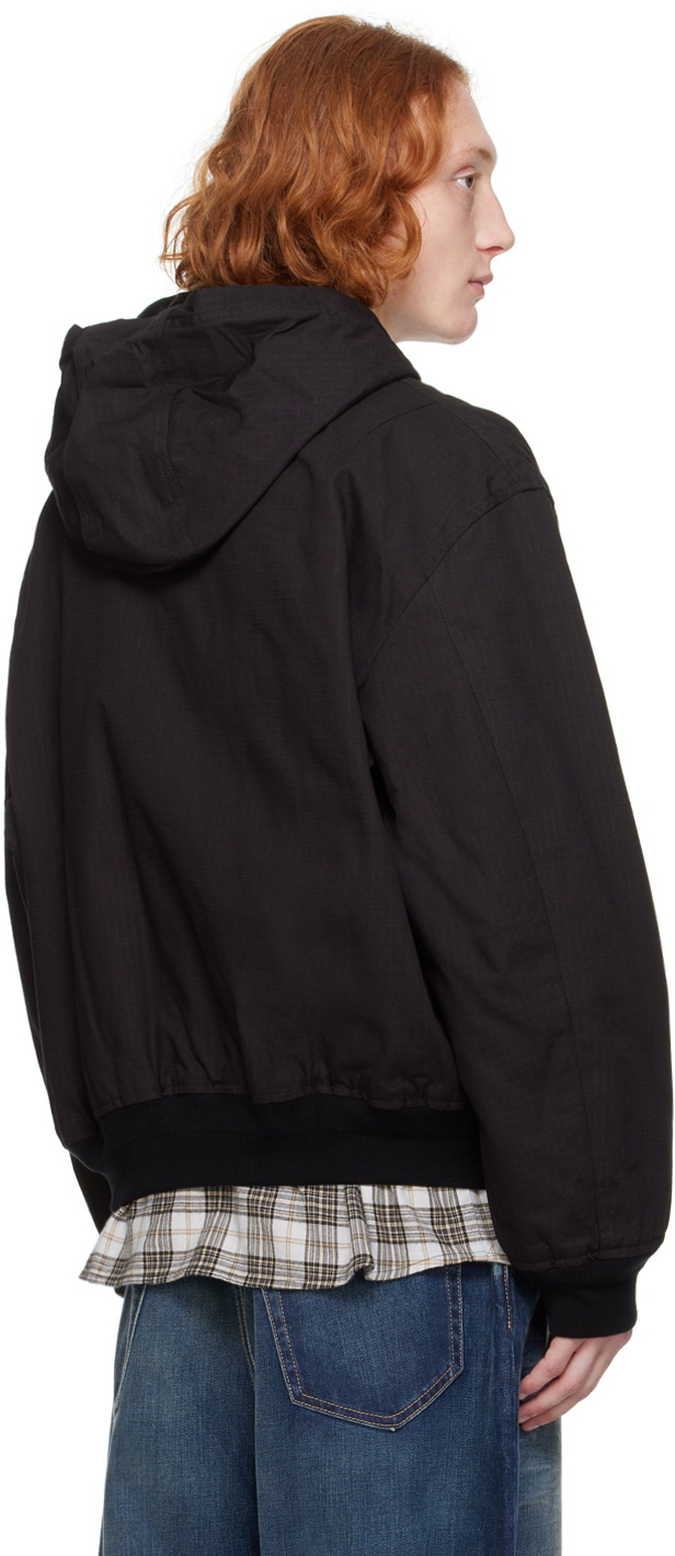 Acne Studios Black Drawstring Jacket Acne Studios