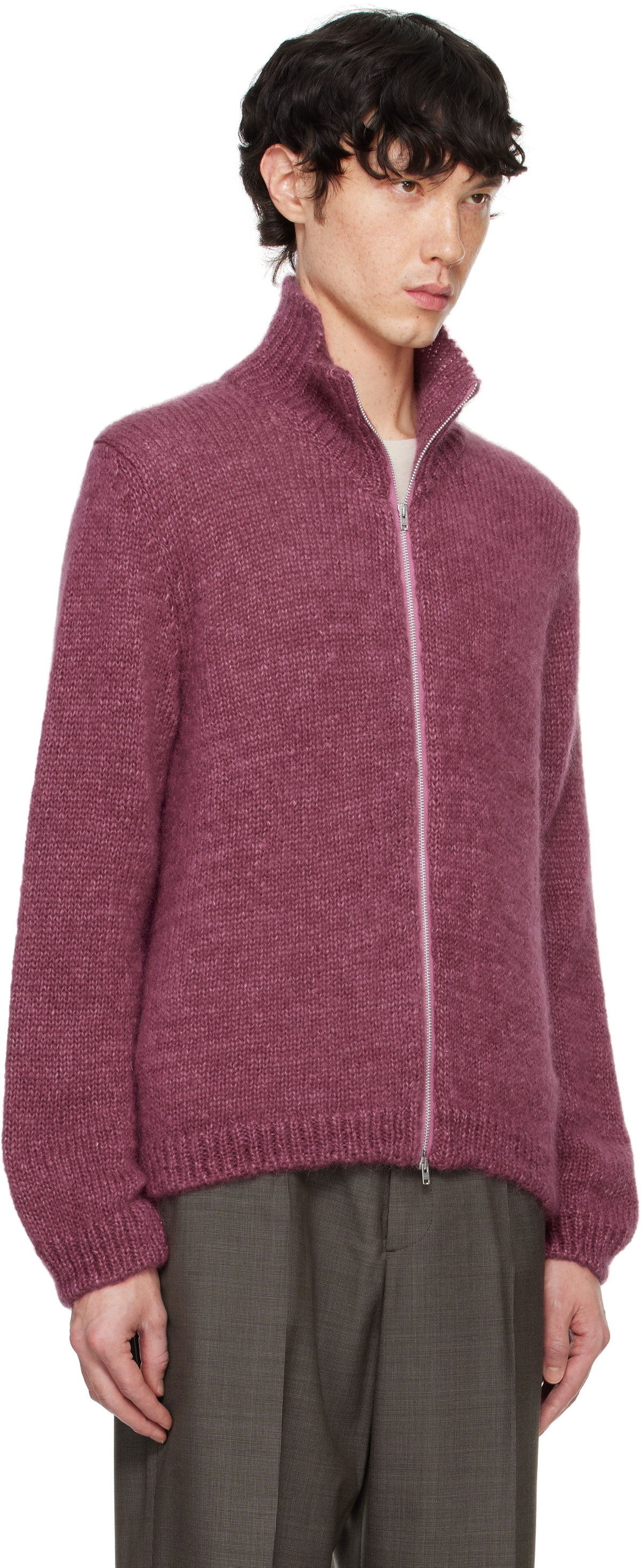 OUR LEGACY Pink Float Funnel Sweater Our Legacy