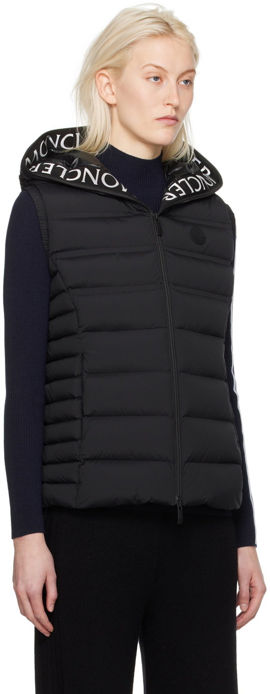Moncler Black Aliterse Down Vest Moncler