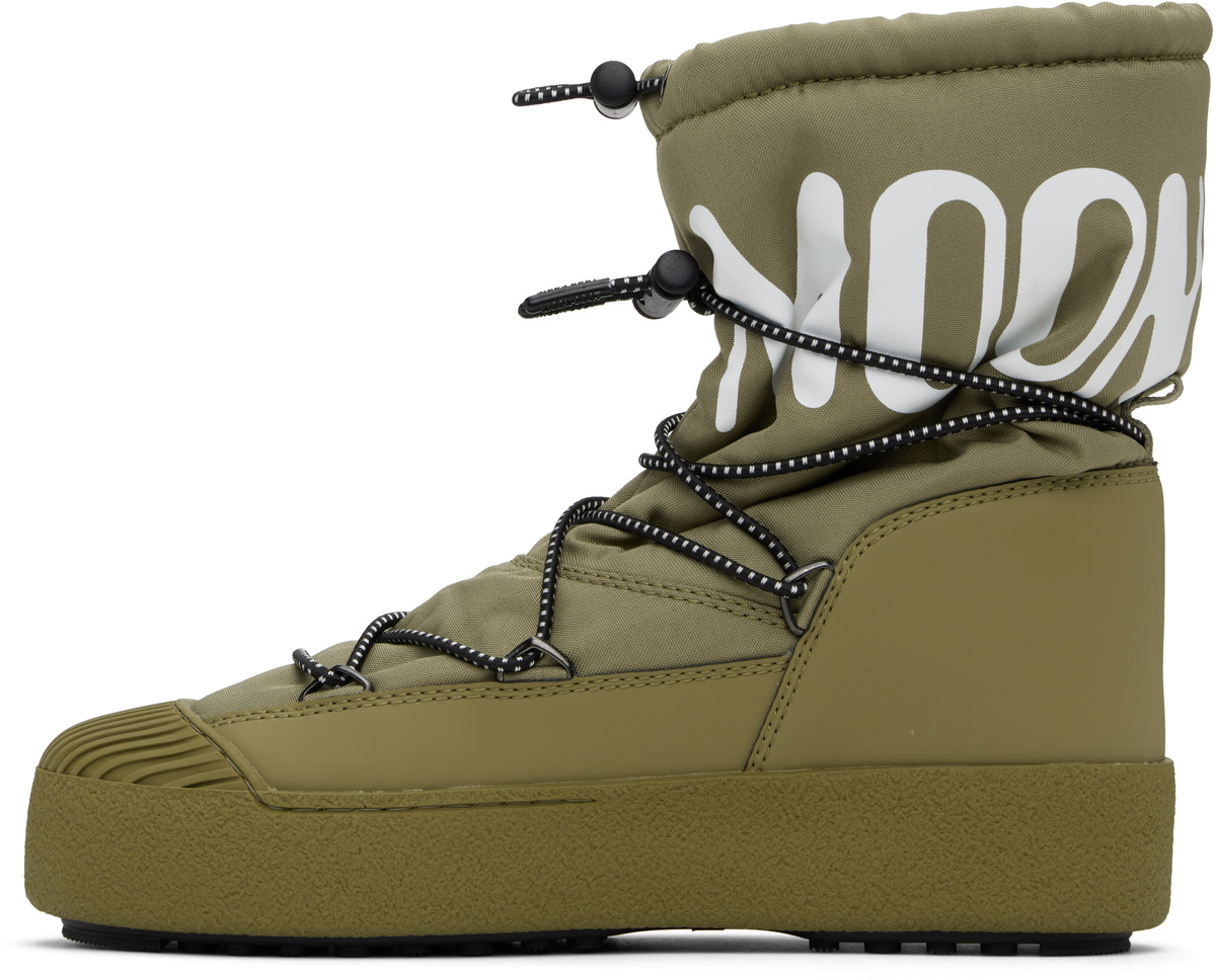 Moon Boot Khaki MTrack Polar Nylon Boots Moon Boot