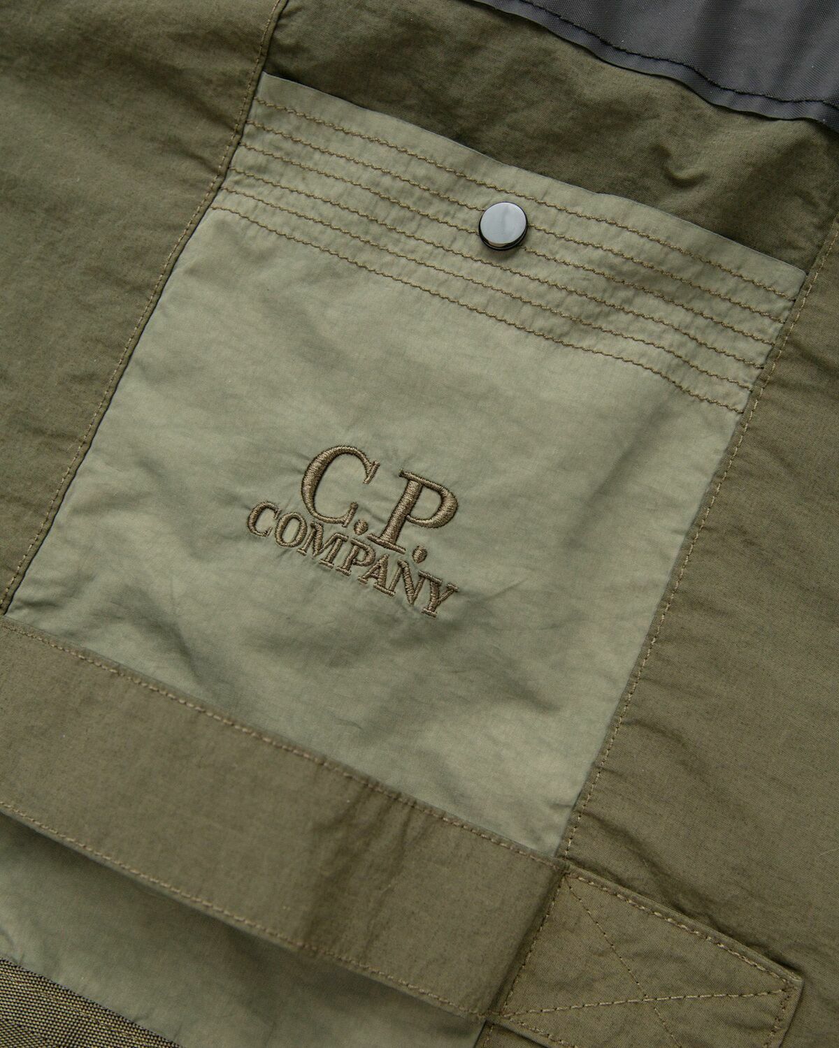 C.P. Company Accessories Bag In Plain Paper Touch Green Tote & Shopping ...