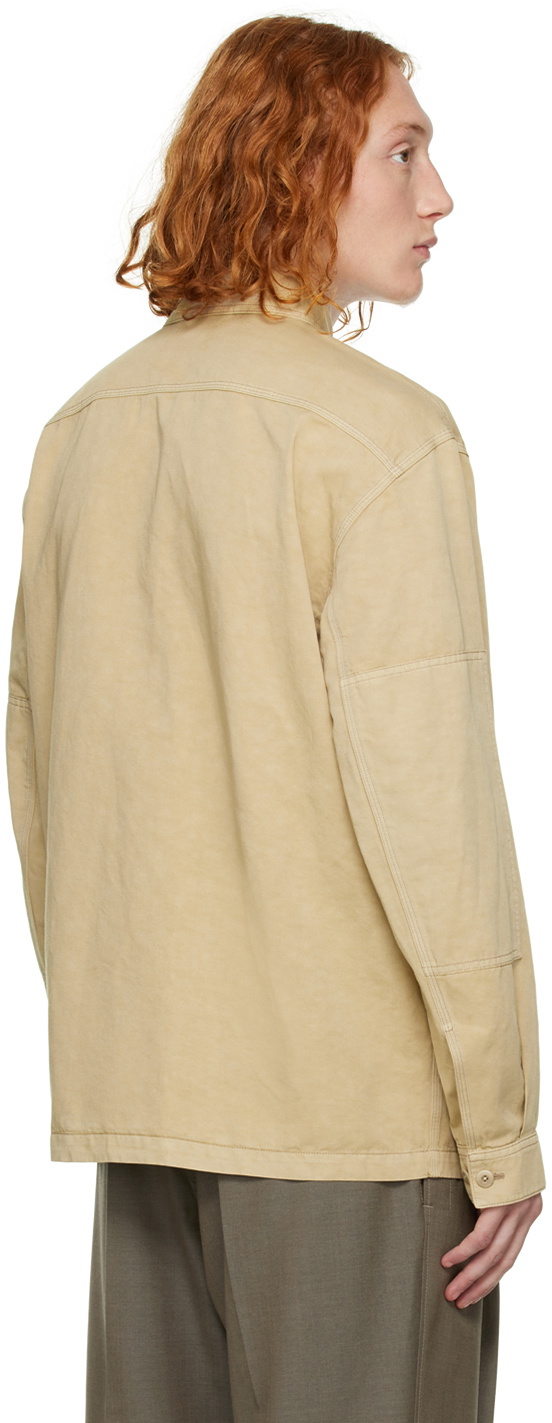 LEMAIRE Beige Garment Dyed Jacket Lemaire