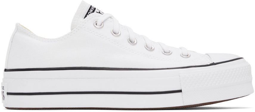 Converse White Chuck Taylor All Star Lift Low Sneakers Converse